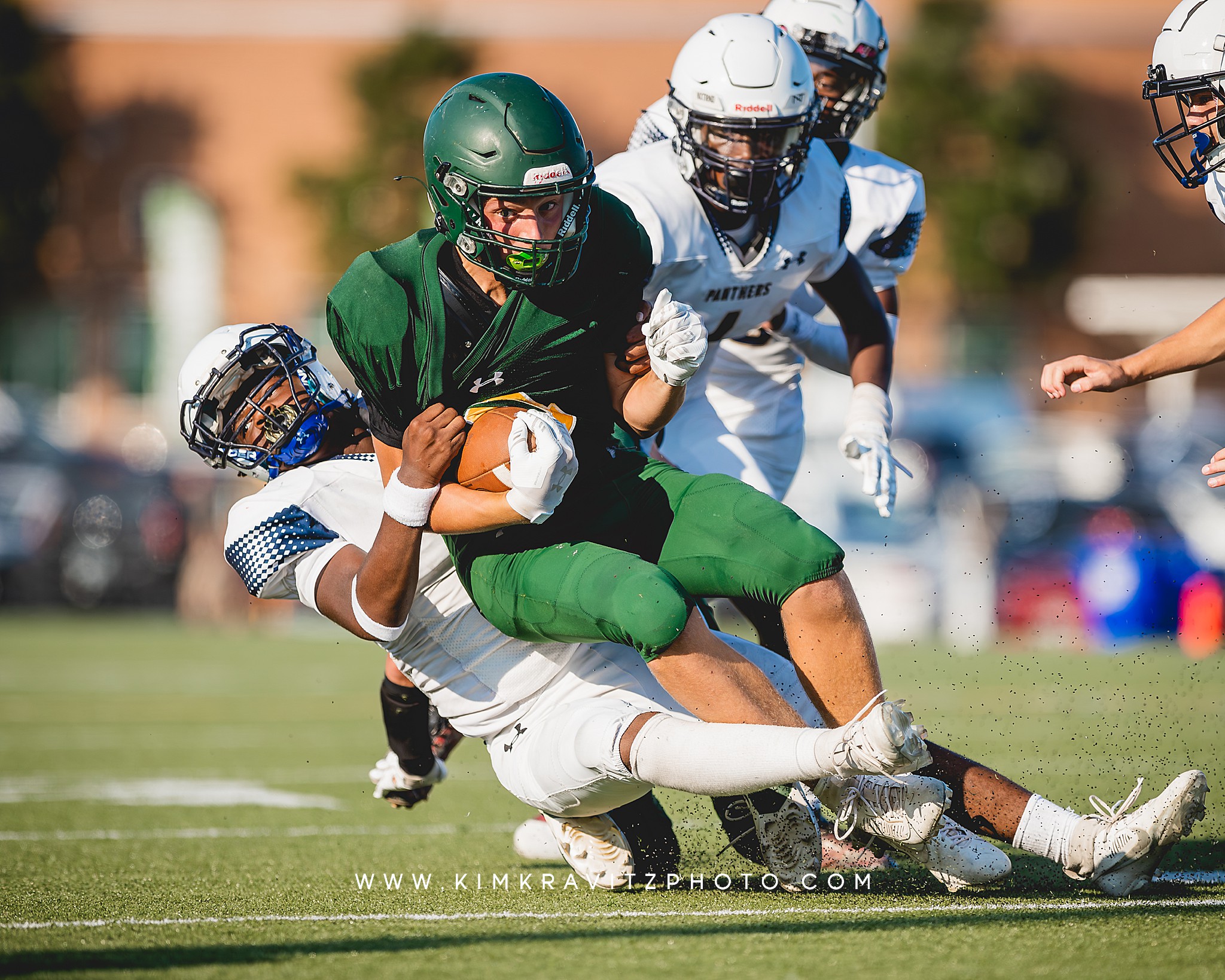Trojans vs Raiders High School Football - Sports Photography Maryland